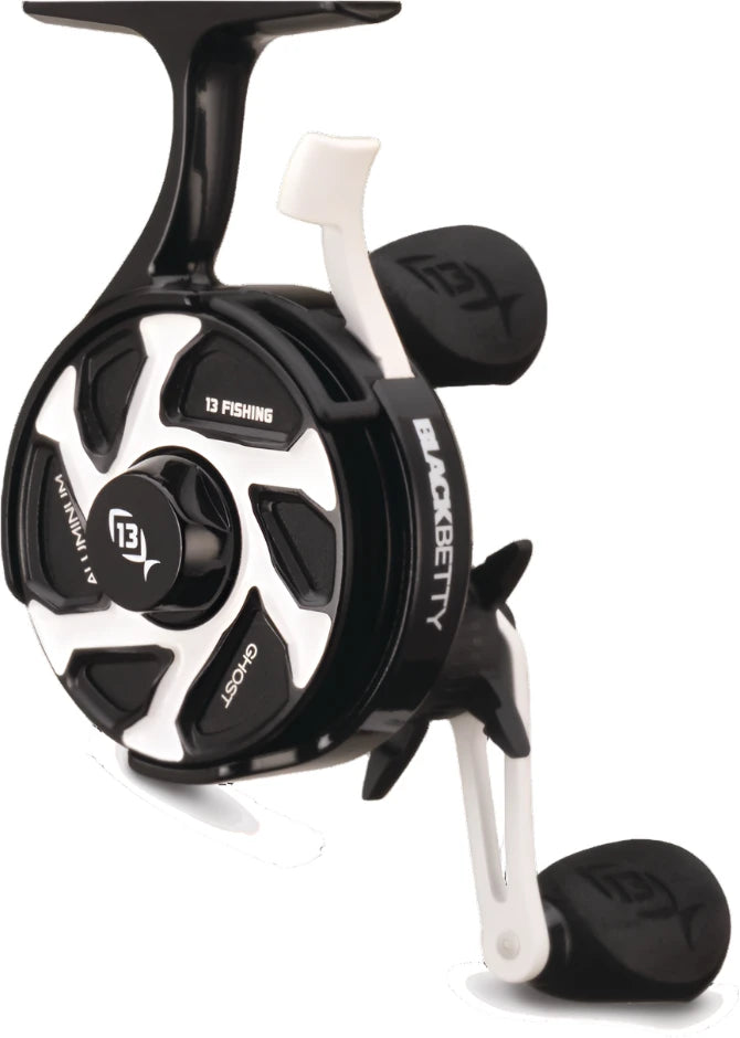 13 Fishing FreeFall Ghost Aluminum Ice Reel – JT Outdoor Products